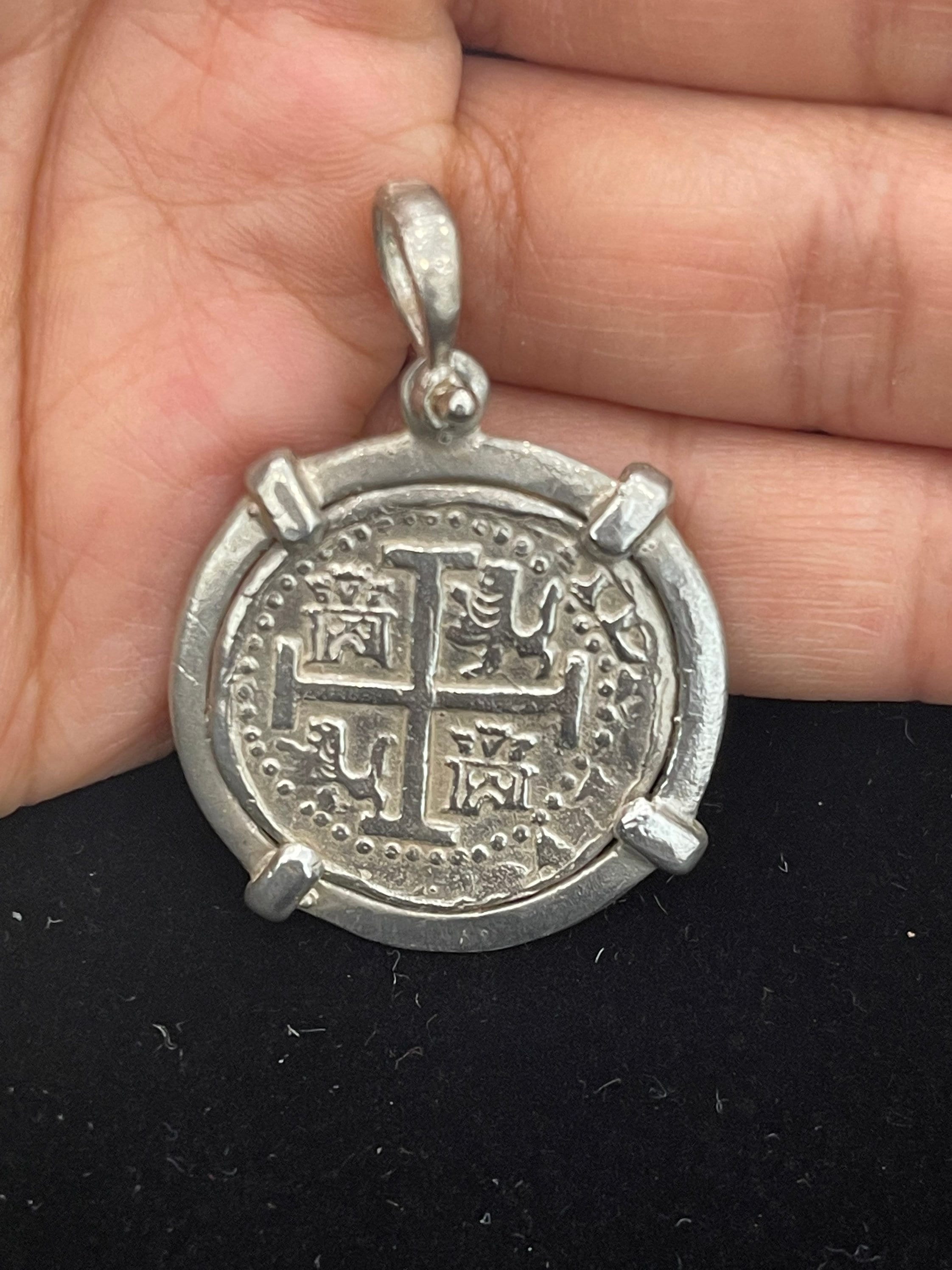 Atocha Shipwreck Treasure Mel Fisher Silver Coin Pendant Made From ...