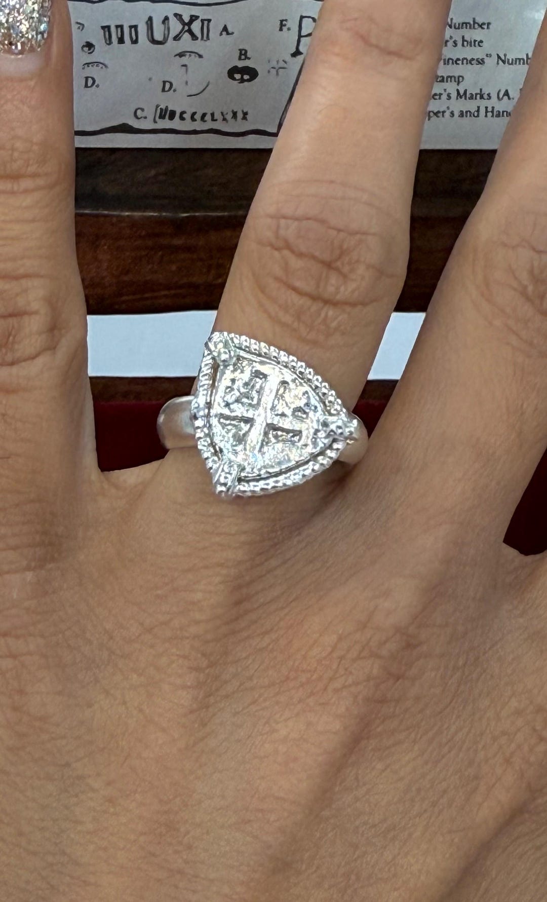 Atocha Shipwreck Silver Coin Ring Handmade From Atocha Silver Bars and ...