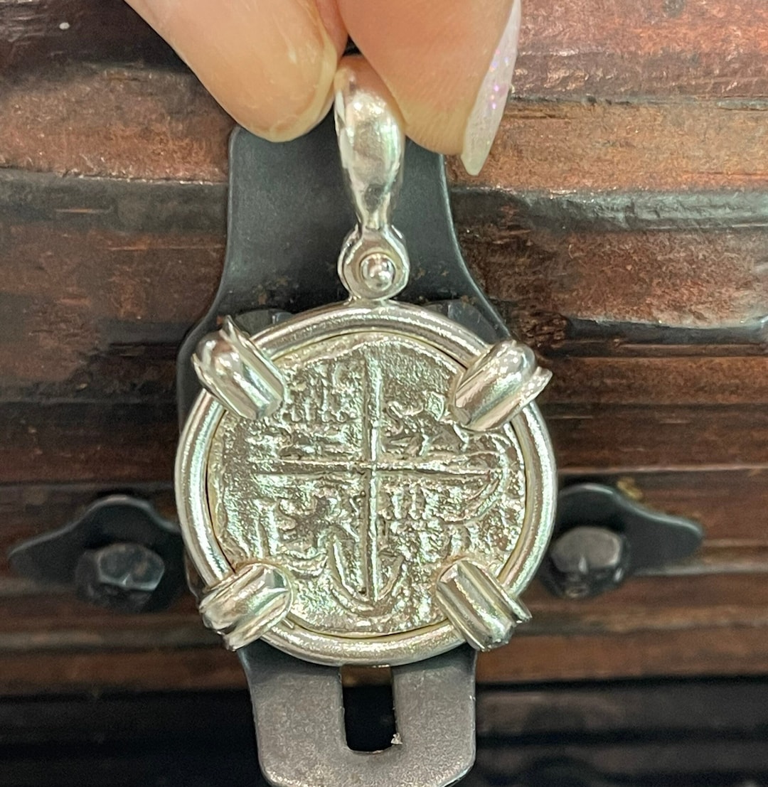 Beautiful Solid Atocha Shipwreck Silver Coin Pendant Made With Atocha ...