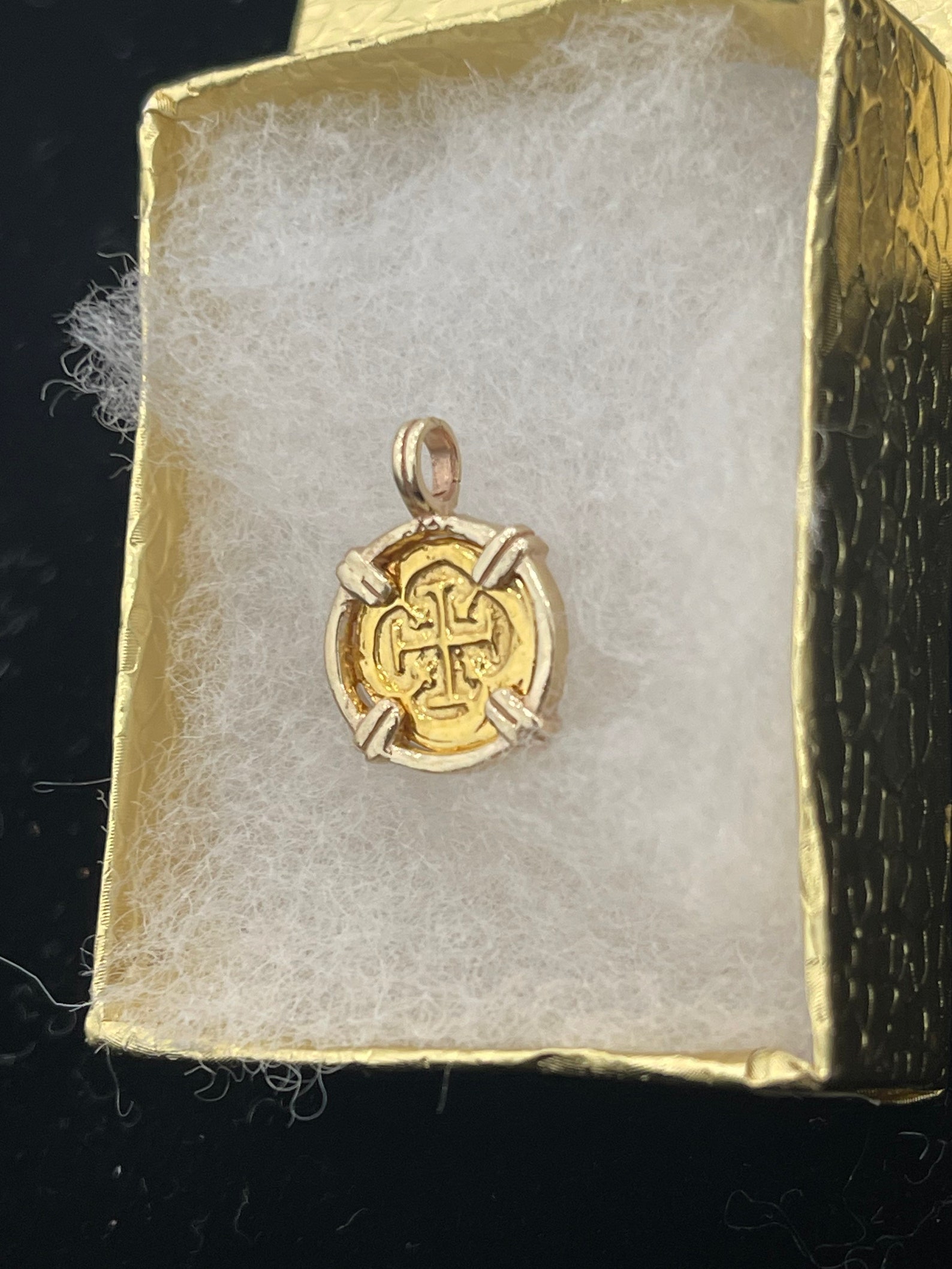 14k Solid Gold Atocha Shipwreck Treasure Mel Fisher Mini Gold Coin ...