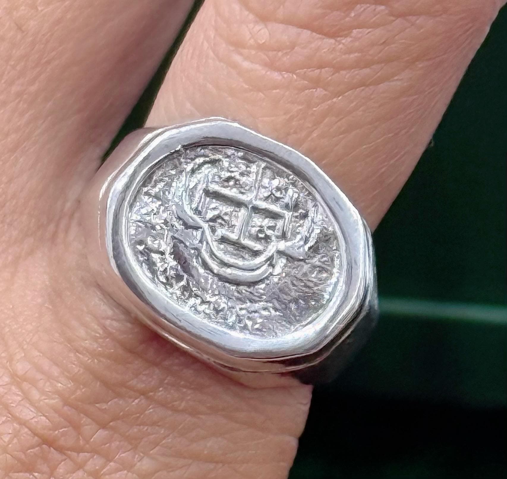 Atocha Shipwreck Silver Coin Ring Handmade From Atocha Silver Bars and ...