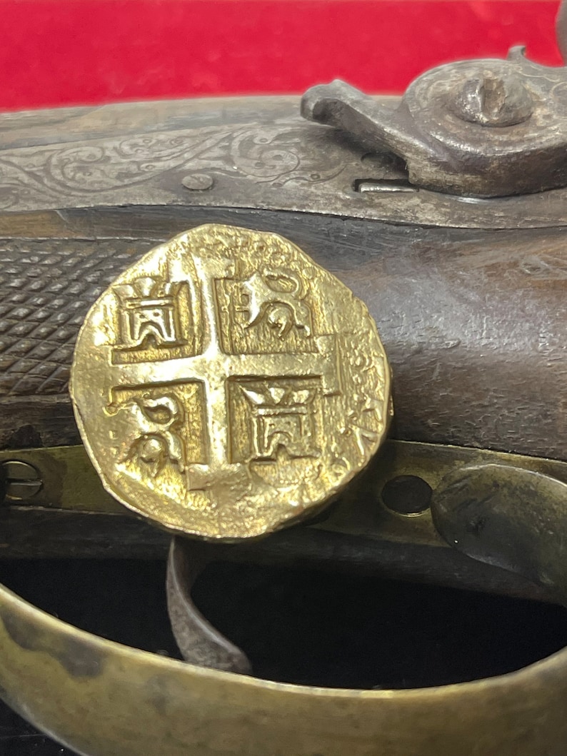 Atocha Shipwreck Treasure Mel Fisher Solid Gold Coin - Etsy