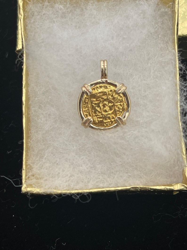14k Solid Gold Atocha Shipwreck Treasure Mel Fisher Mini Gold Coin ...