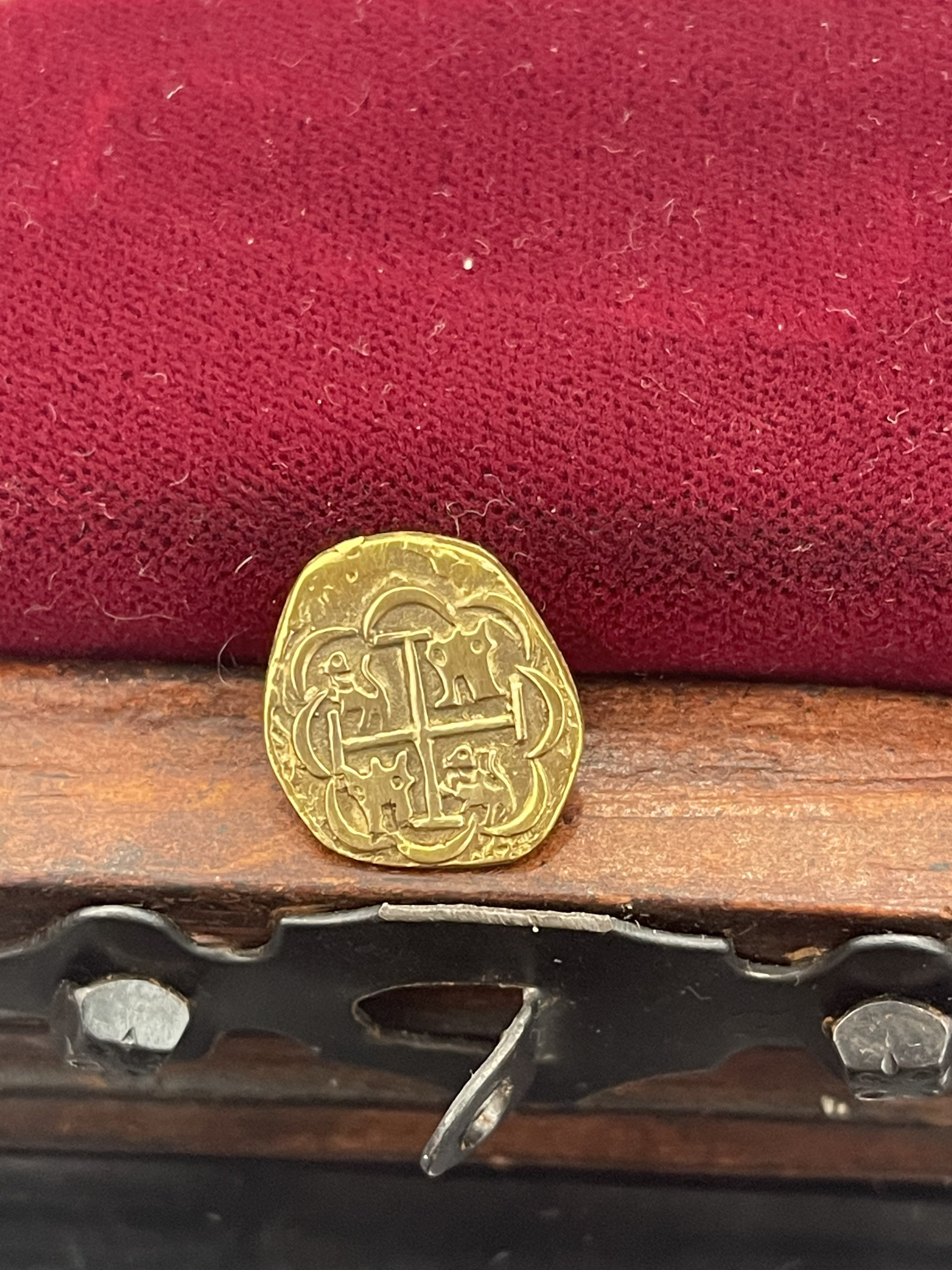 2 Reale Size Atocha Gold Coin - Etsy