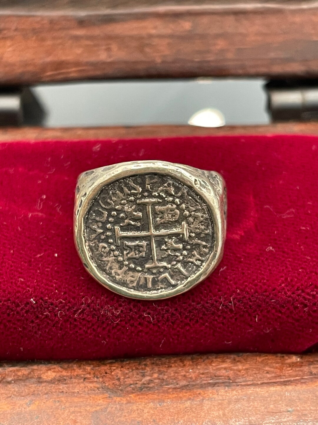 Solid Atocha Shipwreck Treasure Mel Fisher Silver Coin Ring Size 11 - Etsy