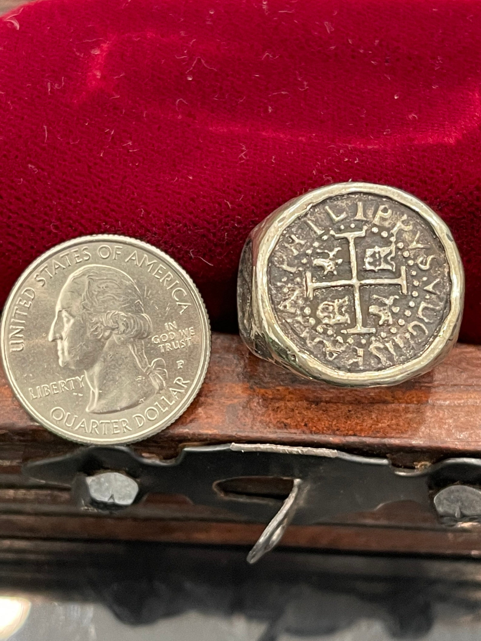 Solid Atocha Shipwreck Treasure Mel Fisher Silver Coin Ring Size 11 - Etsy