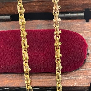 Handmade Solid and Heavy 14k Gold Shackle Link Chain 6.4mm - Etsy