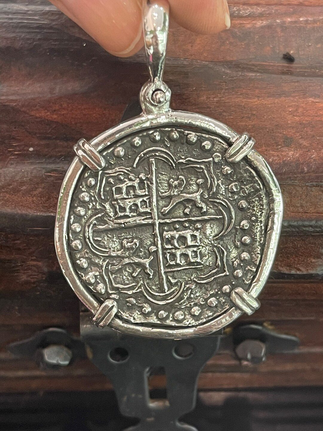 Atocha Shipwreck Silver Coin Pendant: Mel Fisher Treasure - Etsy
