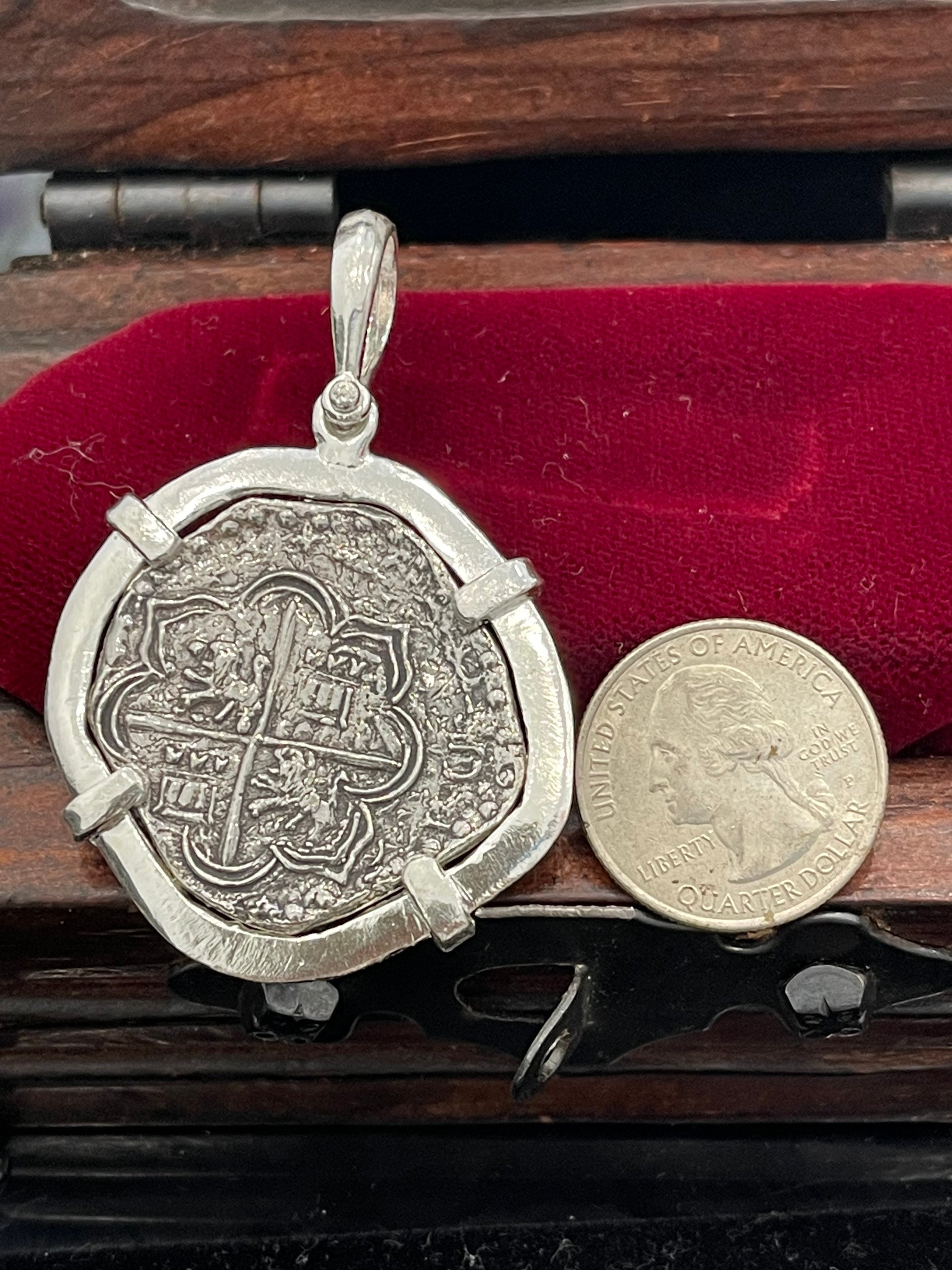 Atocha Shipwreck Treasure Mel Fisher Solid Silver Coin | Etsy