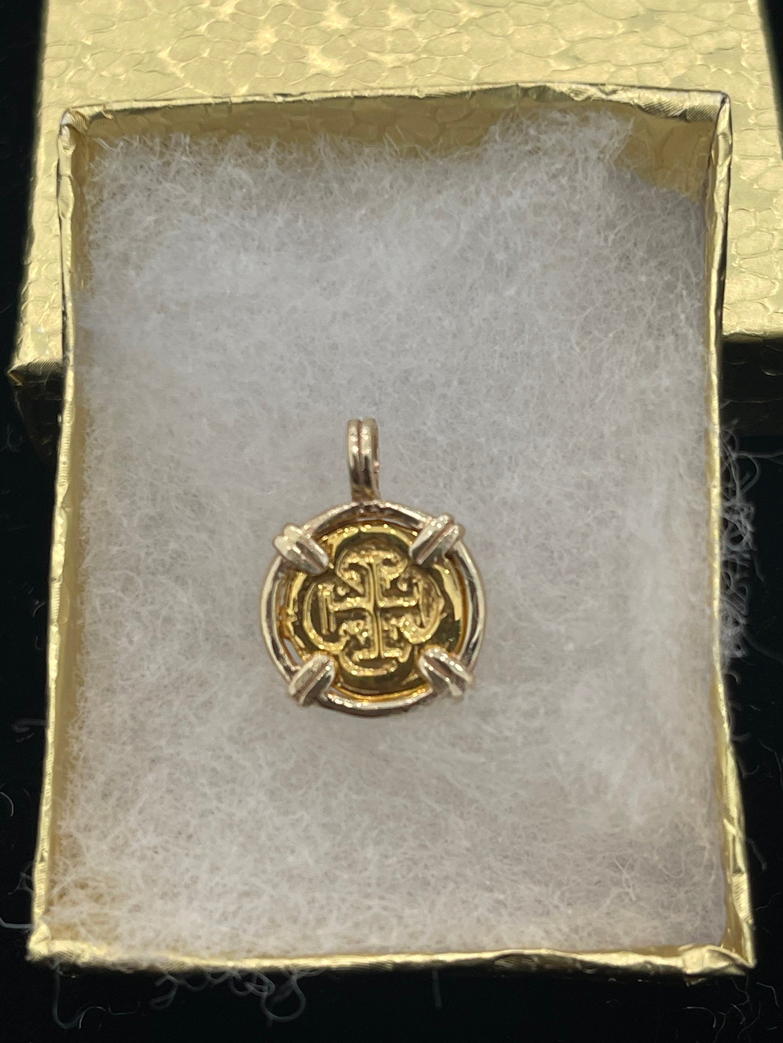 14k Solid Gold Atocha Shipwreck Treasure Mel Fisher Mini Gold Coin ...