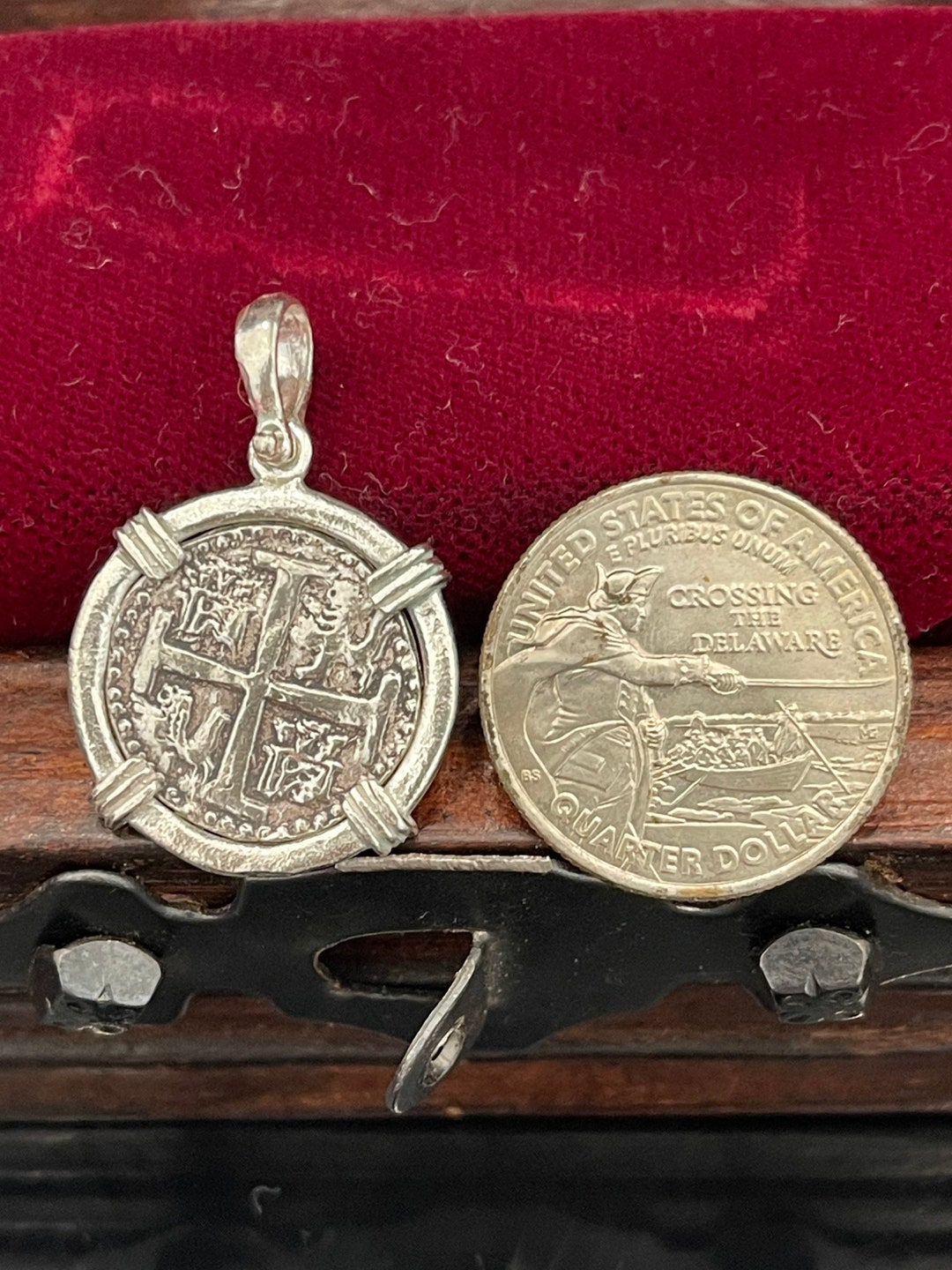 Atocha Shipwreck Silver Coin Pendant: Mel Fisher Treasure - Etsy