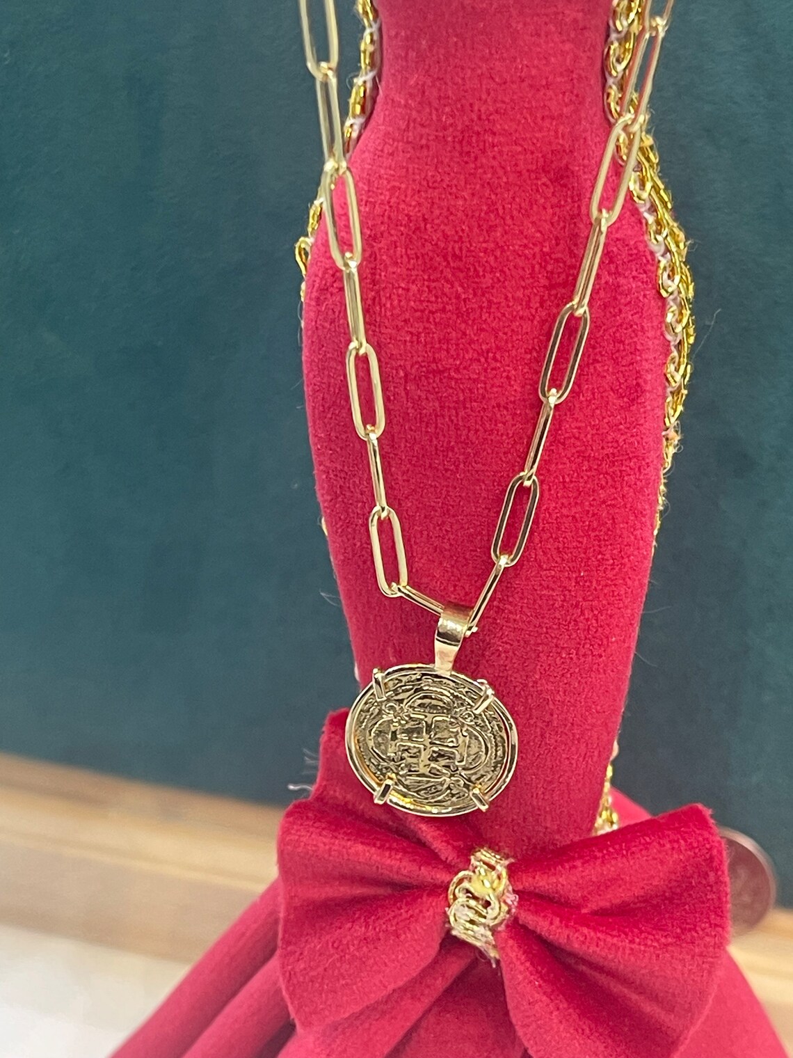 14k Gold Atocha Shipwreck Coin Pendant - Mel Fisher Treasure - Etsy