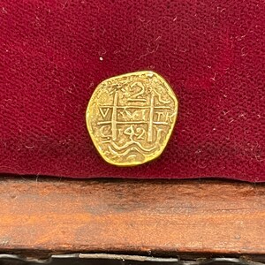 2 Reale Size Atocha Gold Coin - Etsy