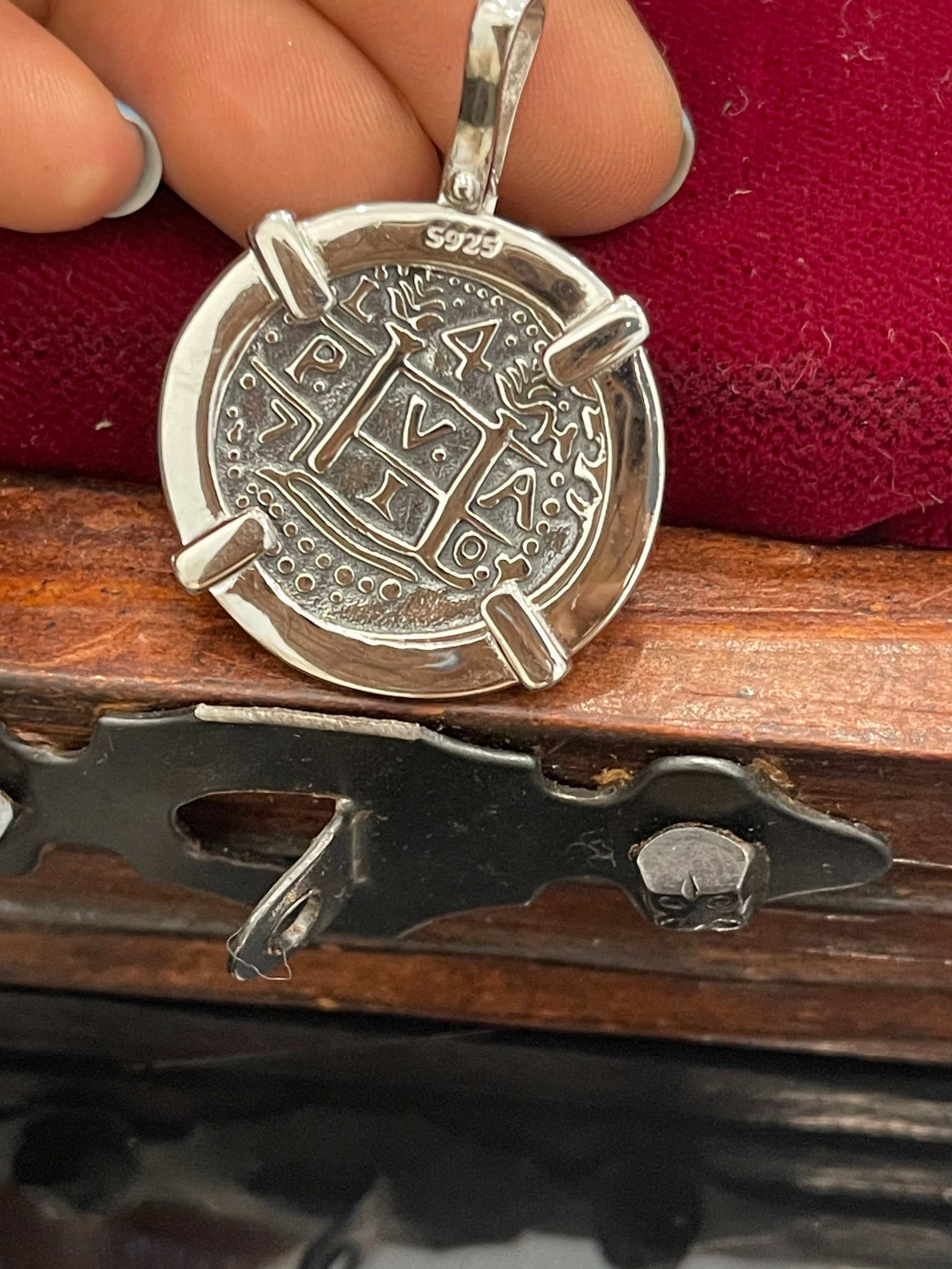 Atocha Shipwreck Silver Coin Pendant: Mel Fisher Treasure, With ...