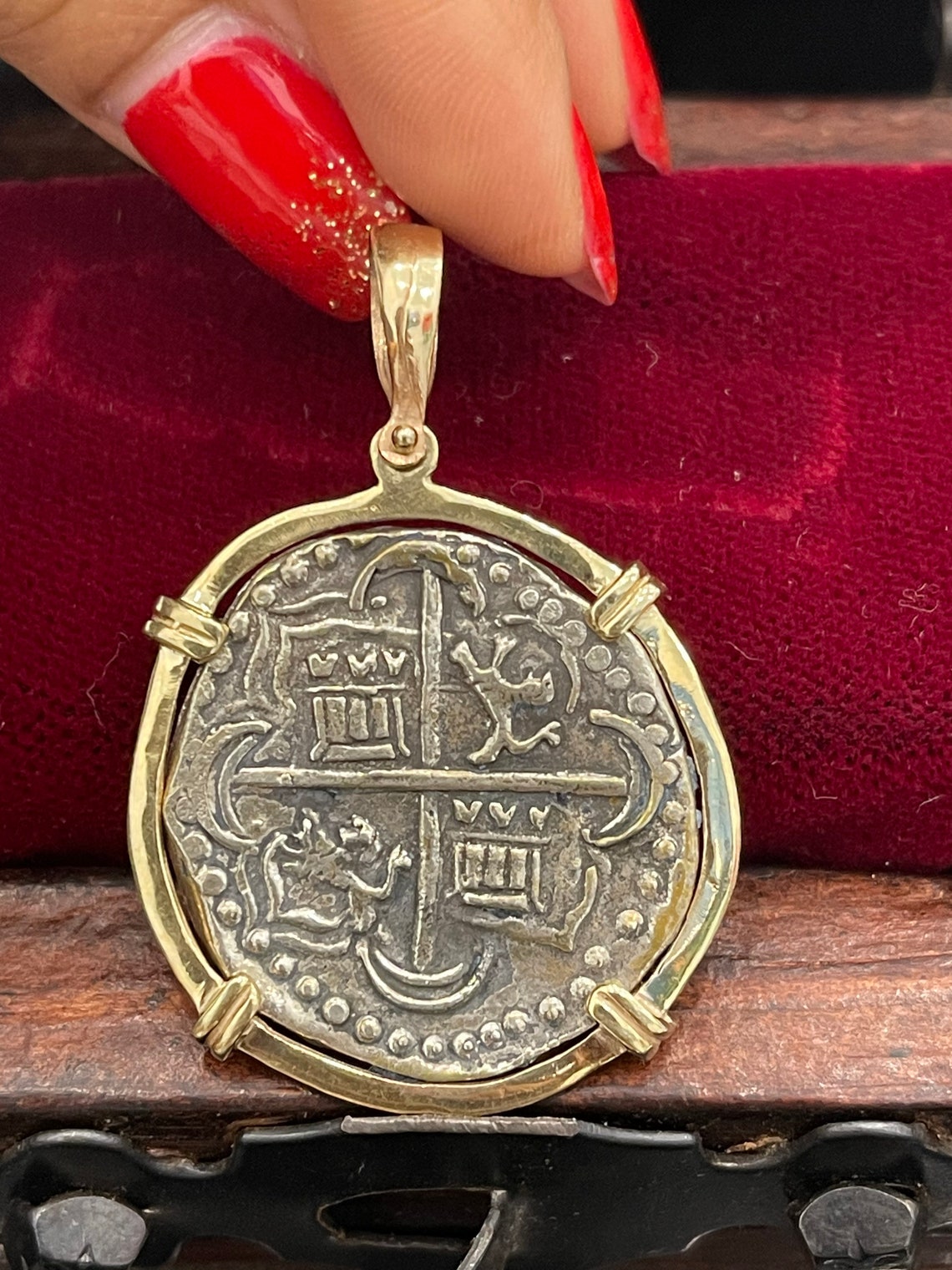 Solid Atocha Shipwreck Treasure Mel Fisher Silver Coin Pendant - Etsy