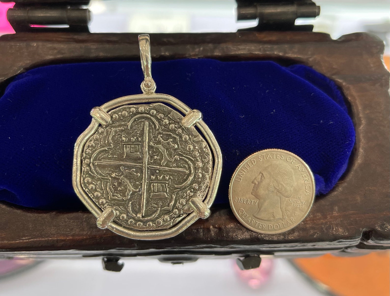 Atocha Shipwreck Silver Coin Pendant - Etsy