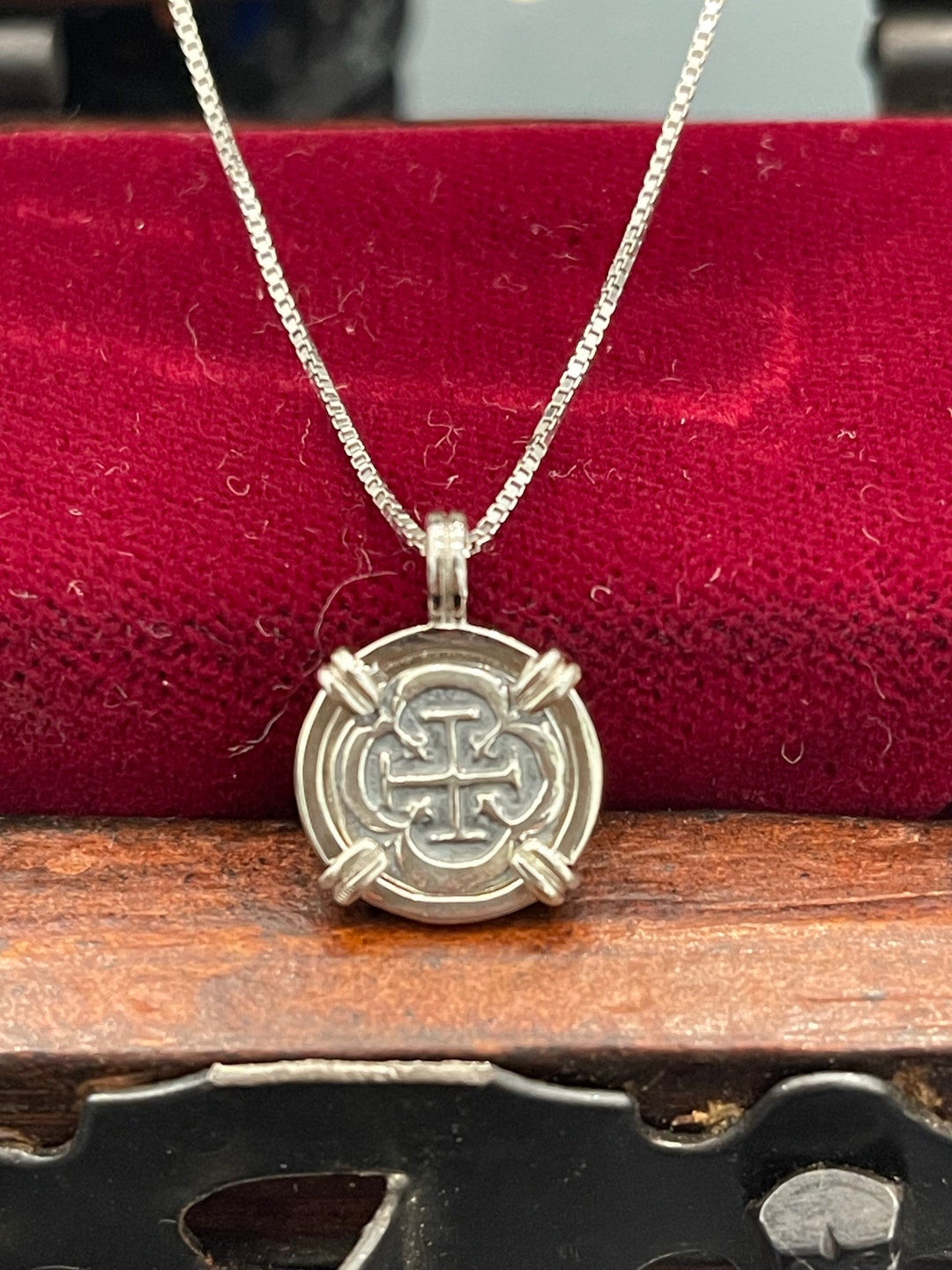 Atocha Shipwreck Silver Coin Pendant: Mel Fisher Treasure, Sterling ...
