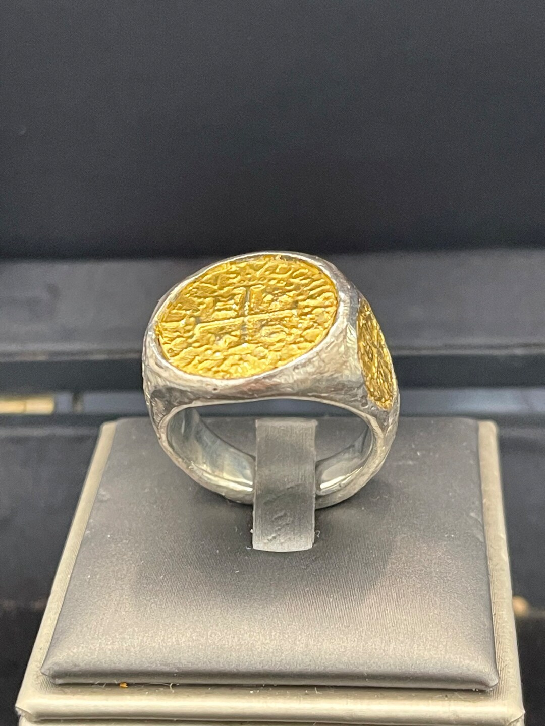 Atocha Shipwreck Treasure Mel Fisher Silver Coin Ring With 24k Gold ...