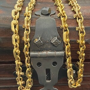 Handmade Solid and Heavy 14k Gold Shackle Link Chain 6.4mm - Etsy