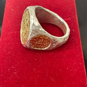 Solid and Heavy Atocha Shipwreck Treasure Mel Fisher Silver Coin Ring ...
