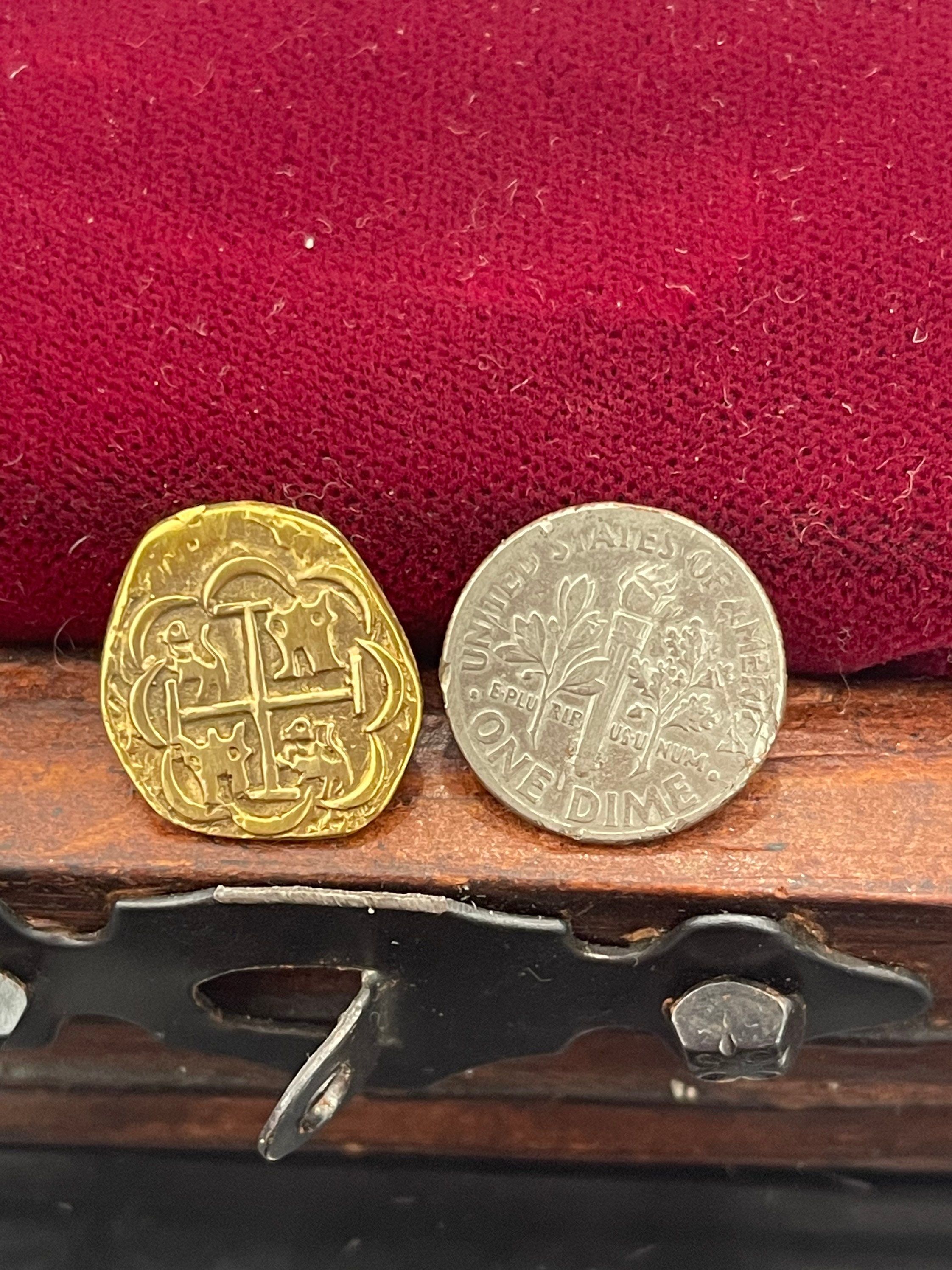2 Reale Size Atocha Gold Coin - Etsy