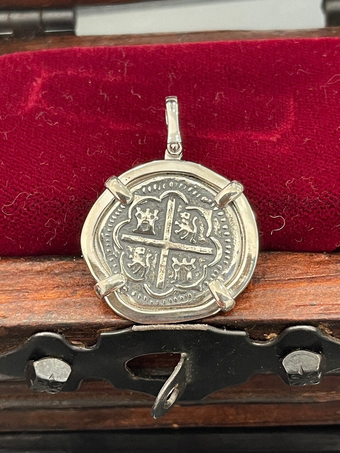 Atocha Shipwreck Treasure Mel Fisher Silver Coin Pendant Made With ...