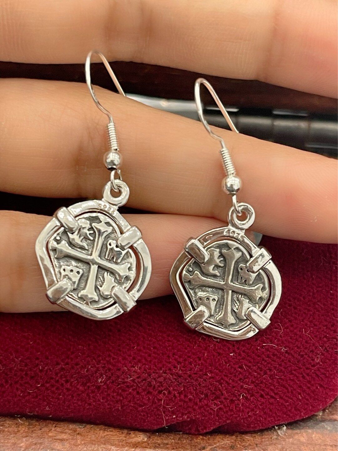 Atocha Shipwreck Mini Dime Size Coin Earrings - Etsy