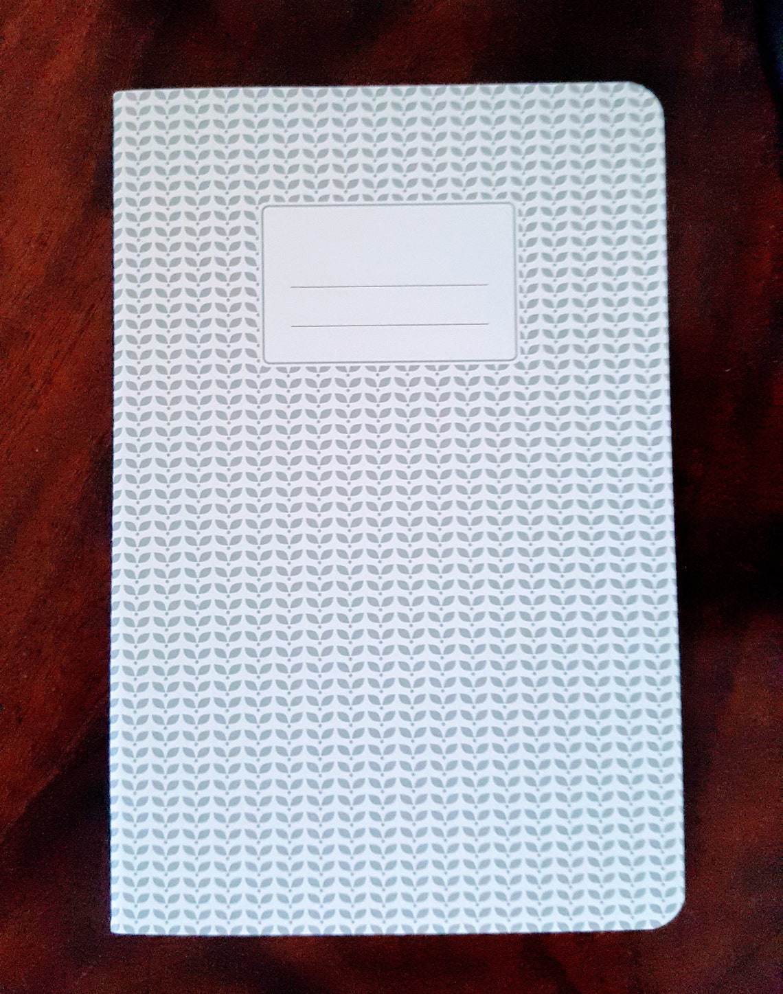 Beautiful Notebooks set of 2 Notepad Tropical Palms Grey Pattern ...