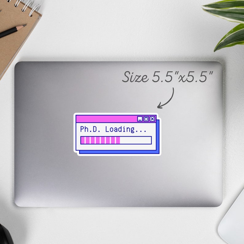 Phd Sticker Gift Phd Student Sticker Phd Vinyl Sticker Phd - Etsy