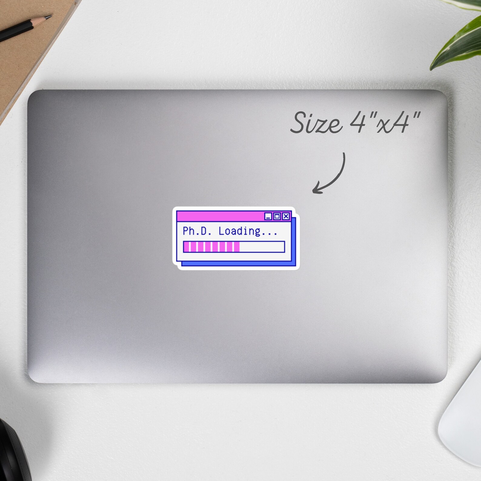 Phd Sticker Gift, Phd Student Sticker, Phd Vinyl Sticker, Phd Gift Idea ...