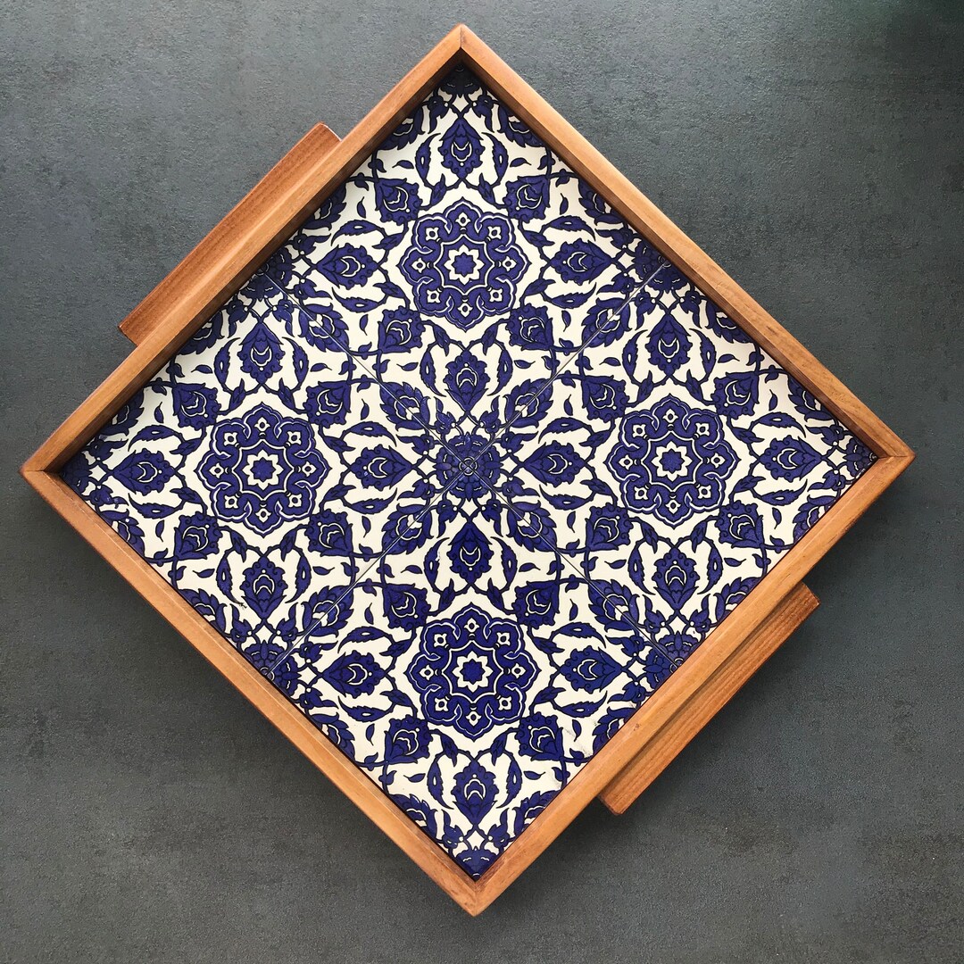 Tray With Tile Design - Etsy