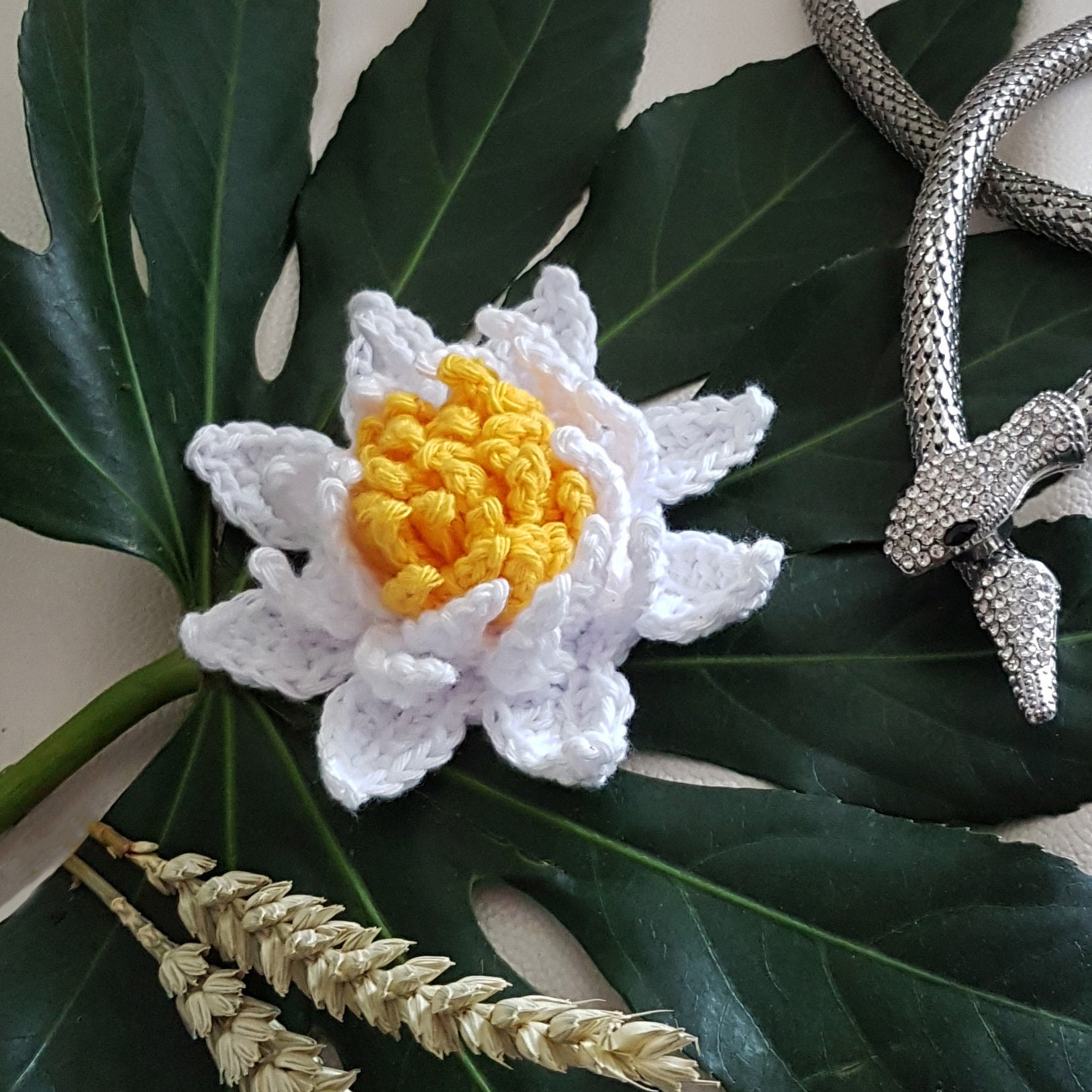 Crochet Pattern Water Lily for Beginners EN/DE: Lily Pad Crochet, PDF ...