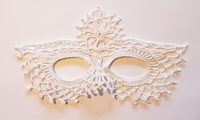 Lace Masquerade Mask Crochet Pattern EN/DE: PDF Mask Crochet, Carnival ...