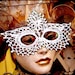 Lace Masquerade Mask Crochet Pattern EN/DE: PDF Mask Crochet, Carnival ...