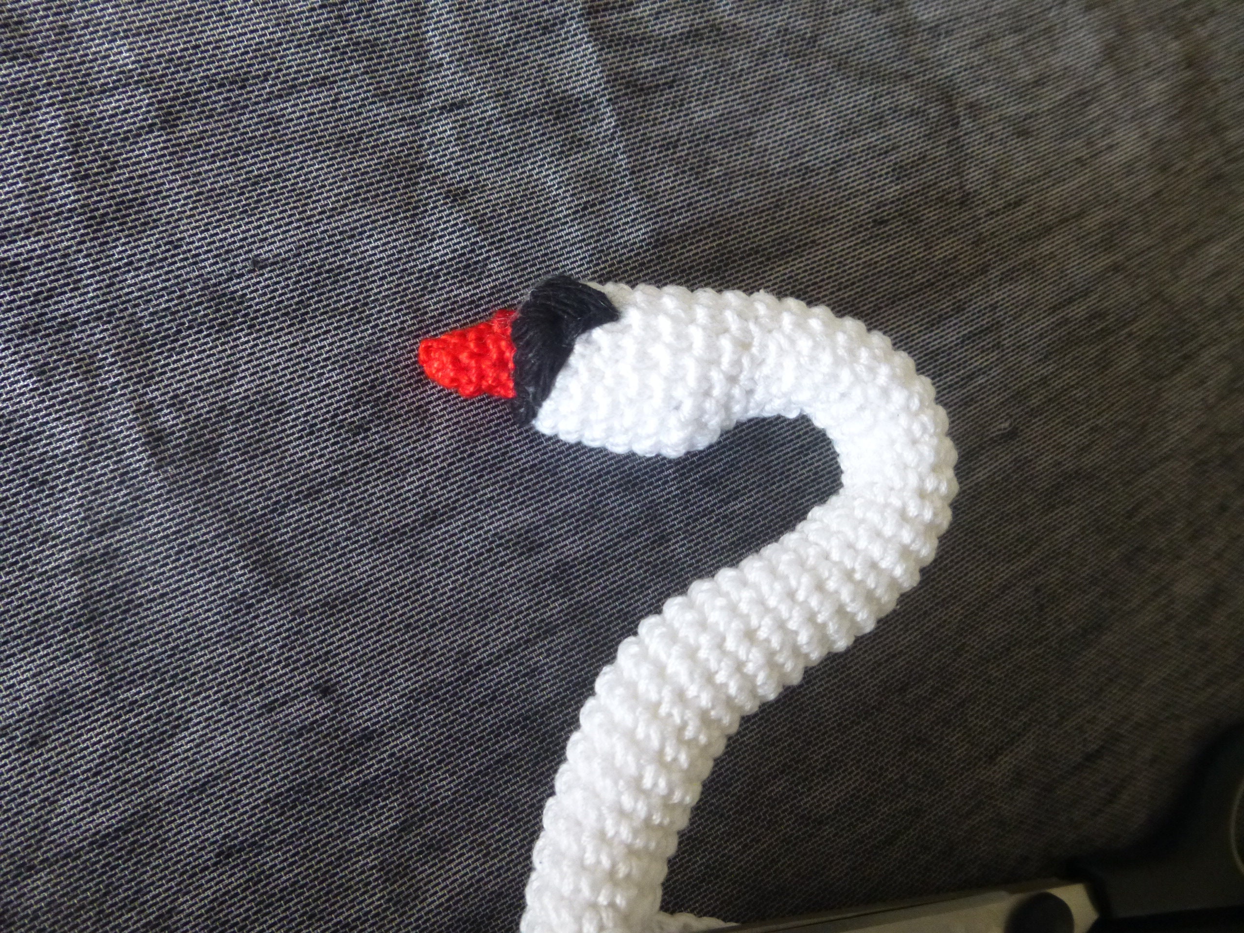 Swan 8'' Crochet Pattern: PDF Crochet Animal Pattern, Swan Candy Bowl ...