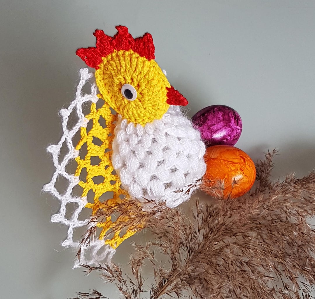 Easter Chicken Crochet Pattern EN/DE: PDF Easter Gifts, Diy Crochet ...