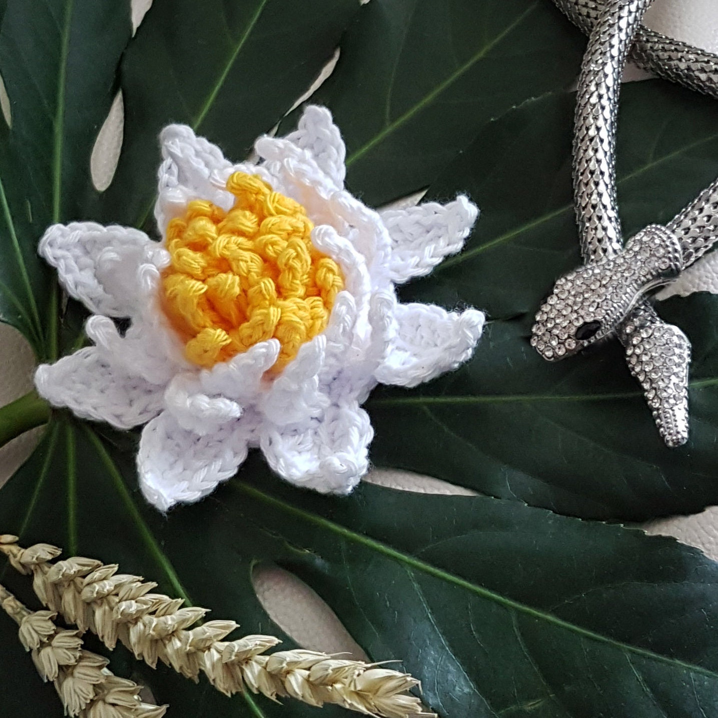 Crochet Pattern Water Lily for Beginners EN/DE: Lily Pad Crochet, PDF ...