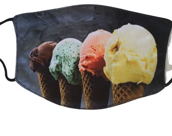 Ice Cream Face Mask - Etsy