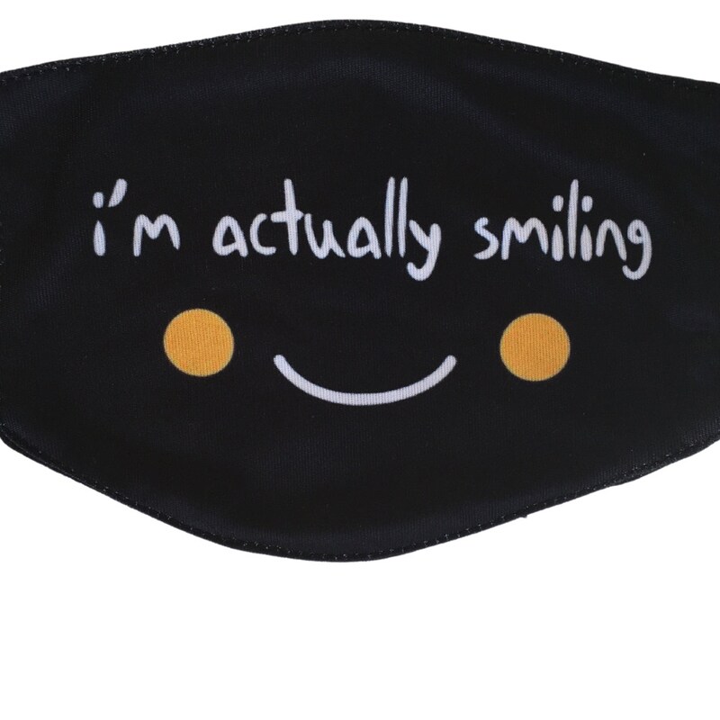 Smiley Face Mask - Etsy