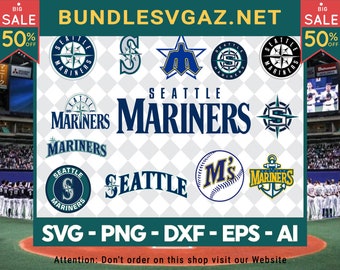 Seattle Mariners Clipart - Etsy