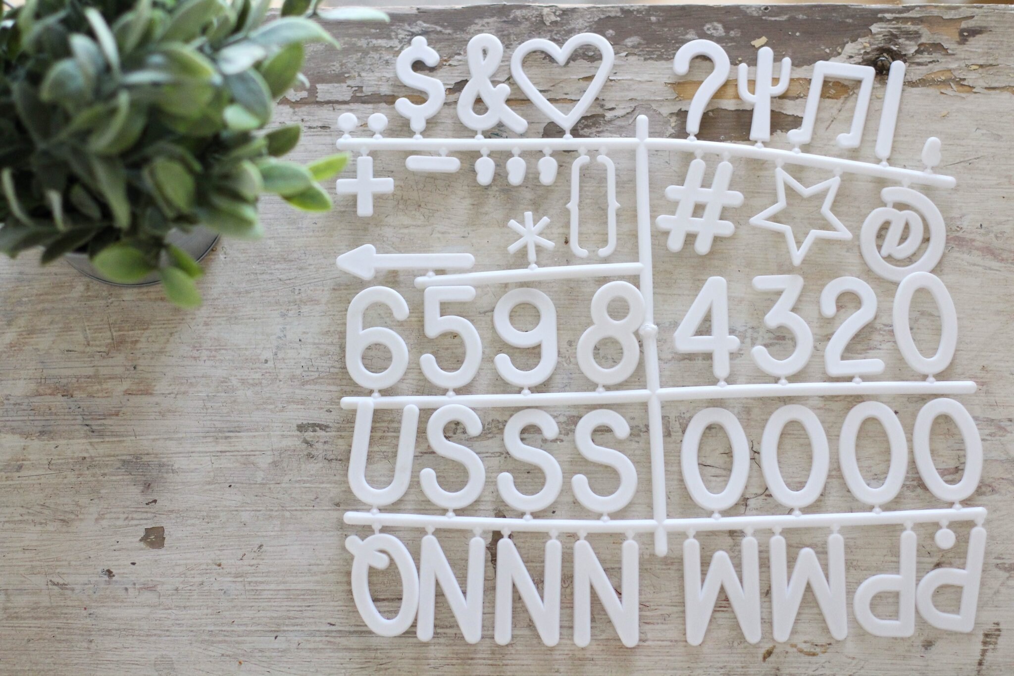 2 Inch Bold White Letters for Felt Letter Boards - Etsy