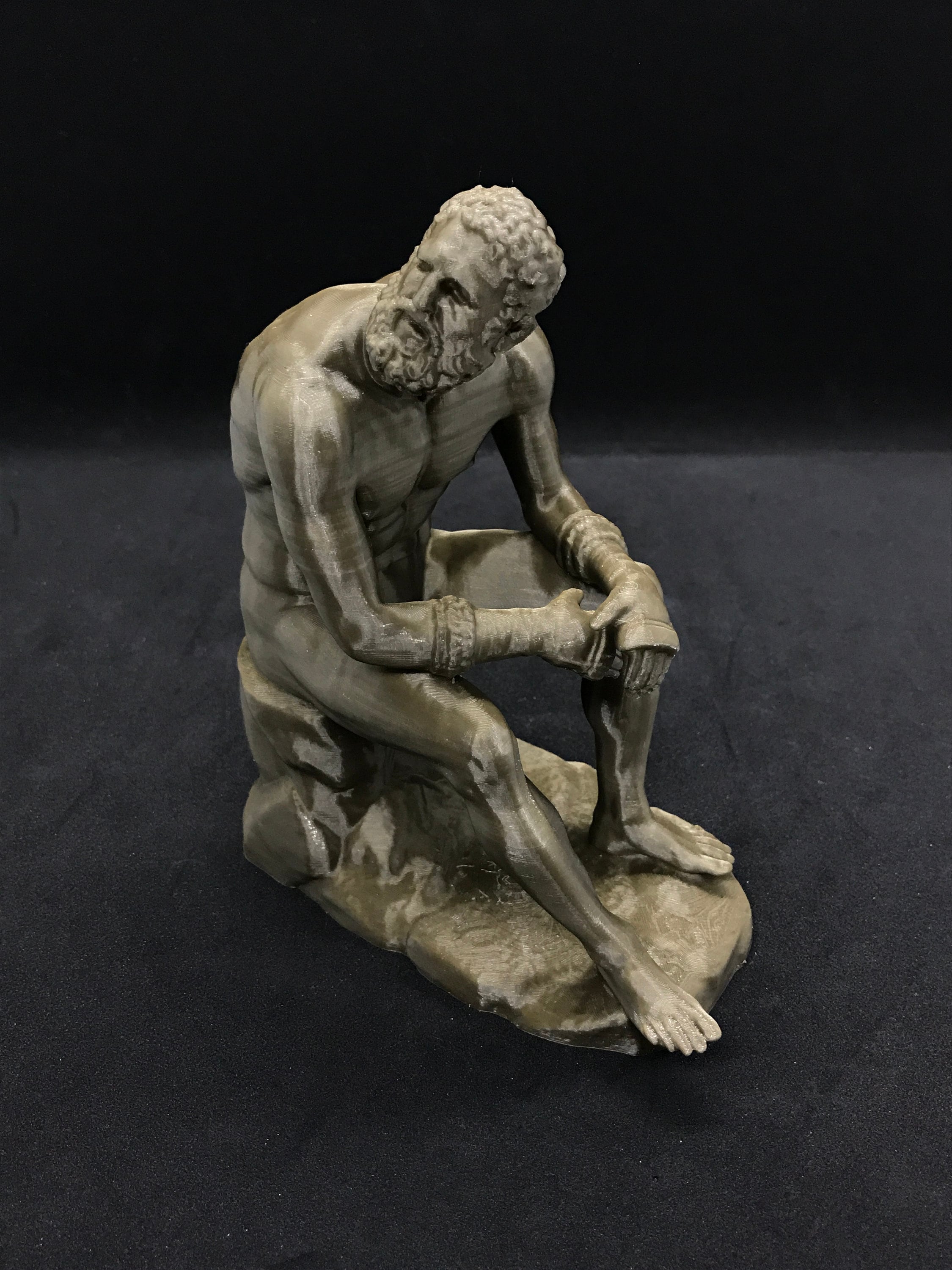 Art & Collectibles Sculpture Art Objects Boxer Statue Boxer at Rest 3D ...