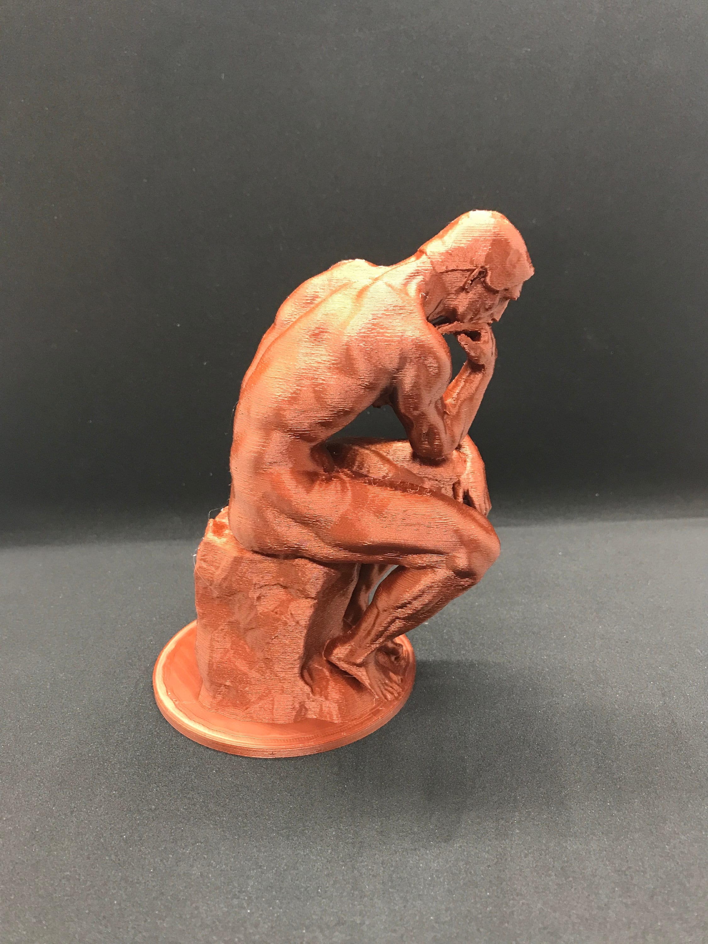 The Thinker Statue Many Sizes & Colors 3D Printed and Hand - Etsy
