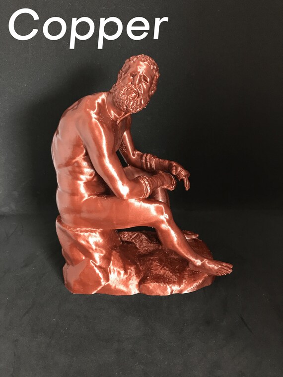 Art & Collectibles Sculpture Art Objects Boxer Statue Boxer at Rest 3D ...