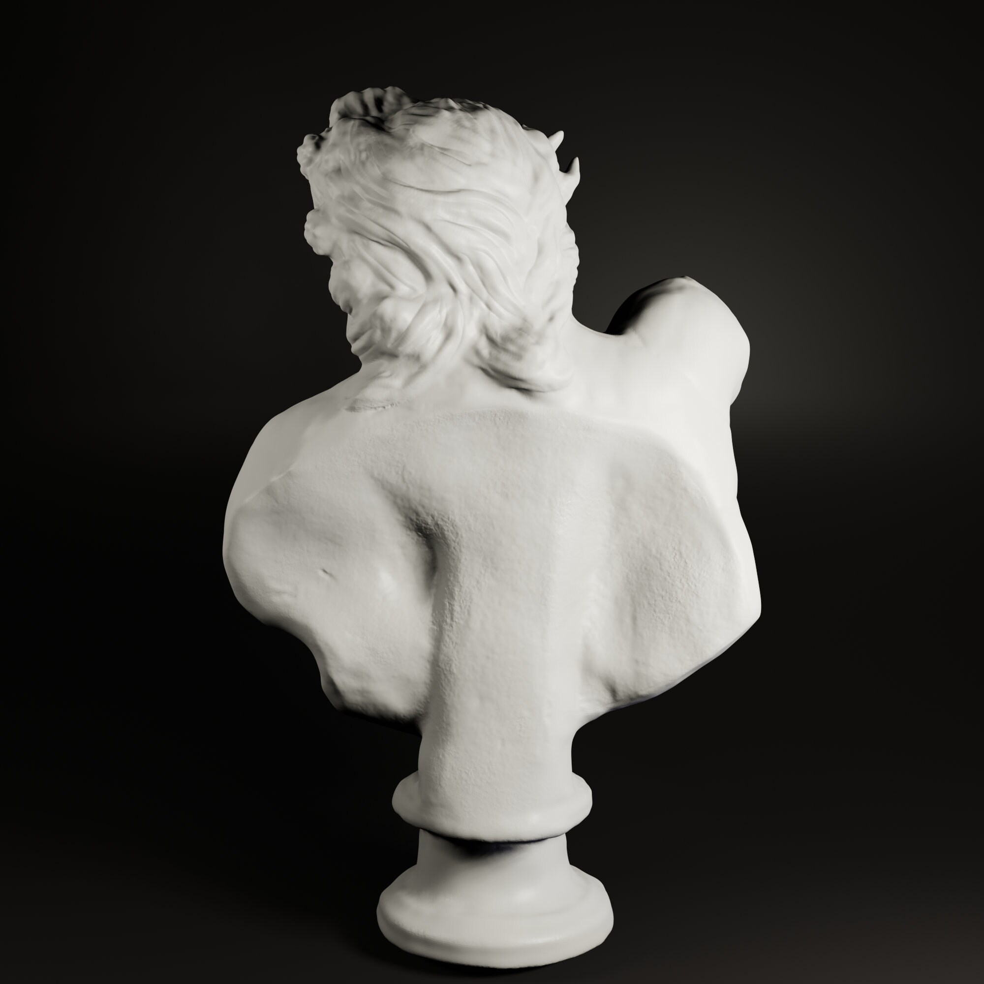 Bust of a Drunken Satyr Many Sizes & Colors 3D Printed and Hand ...
