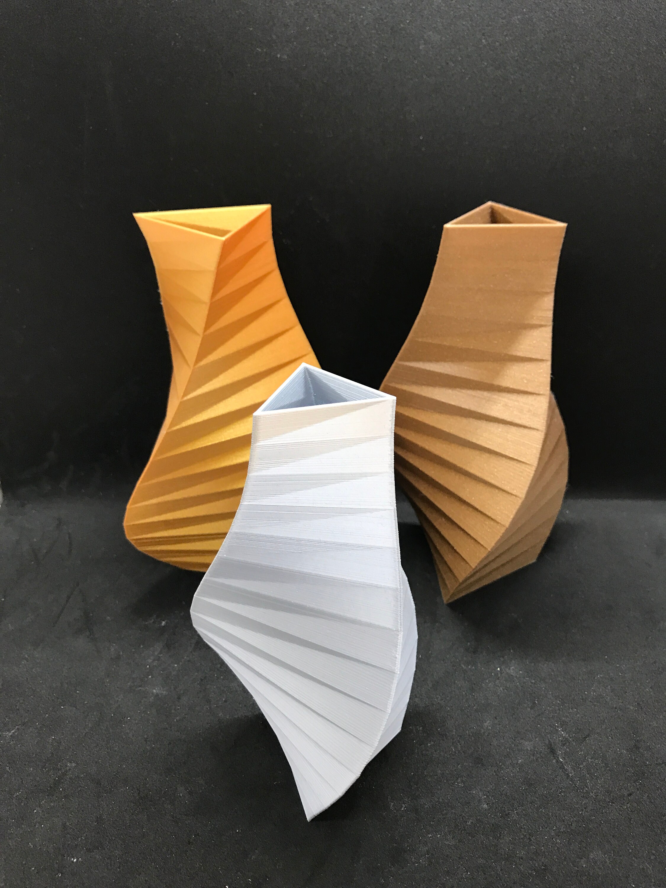 3 Sided Elegant Vase / Low Poly Design Vase/ Modern Vase / 3D - Etsy Canada