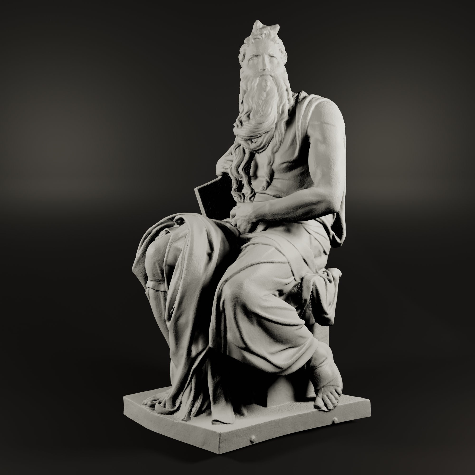 Moses by Michelangelo | Many Sizes & Colors | 3D Printed and Hand ...