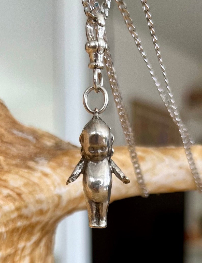 Rare Old kewpie Doll Pendant, Fumsup Early 20th Century Lucky Charm for ...