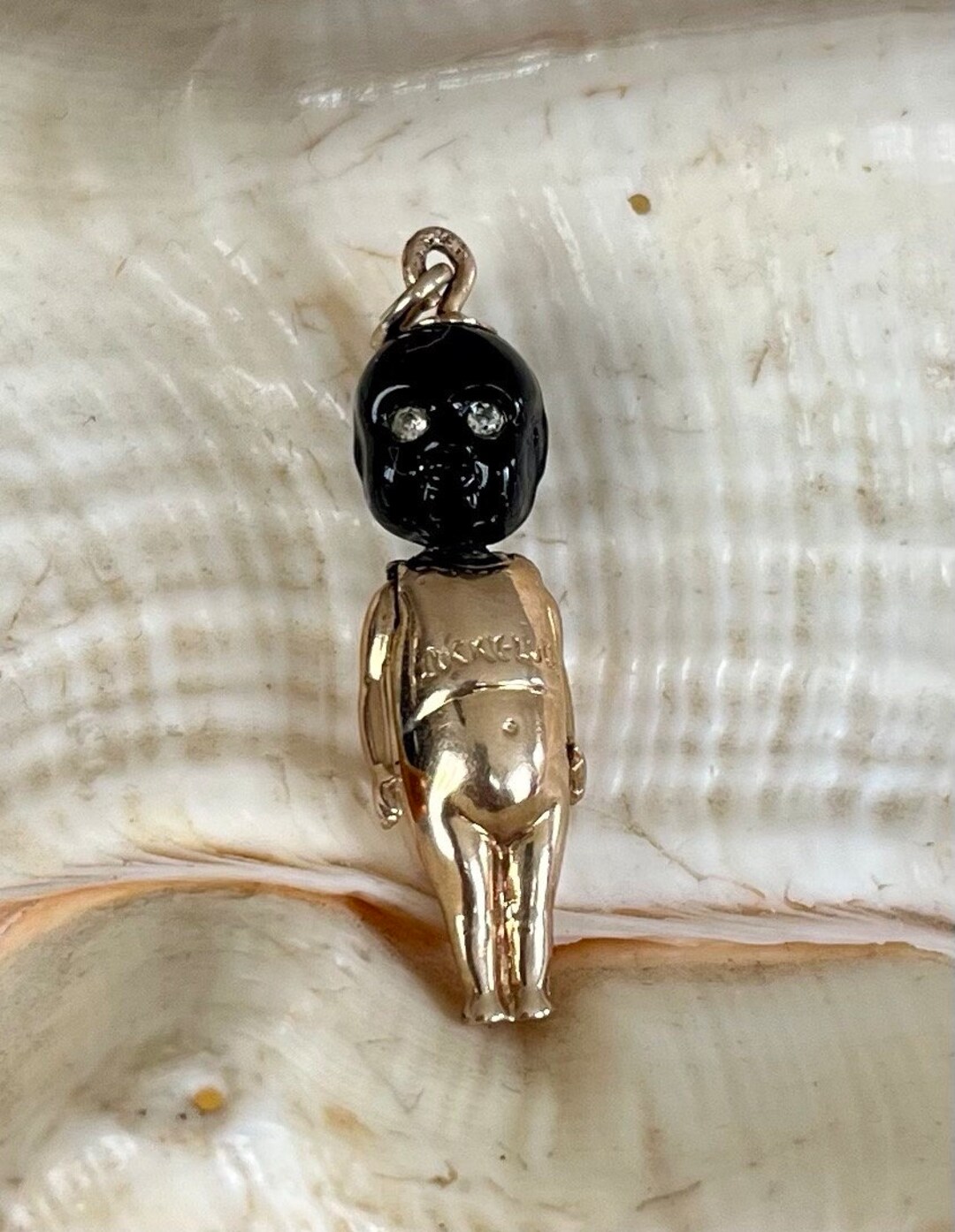 Fumsup Pendant Early 20th Century in 14k Gold - Etsy UK