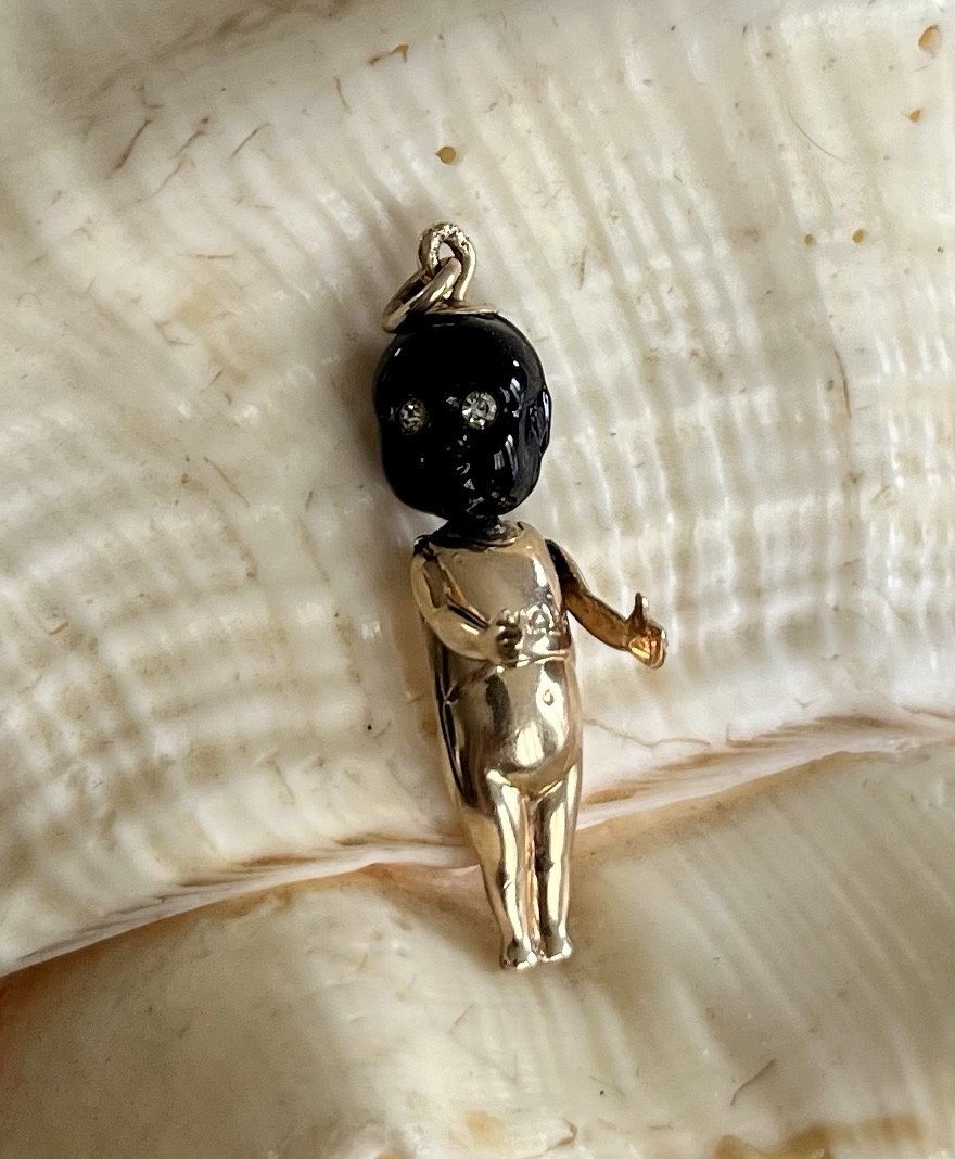 Fumsup Pendant Early 20th Century in 14k Gold - Etsy UK